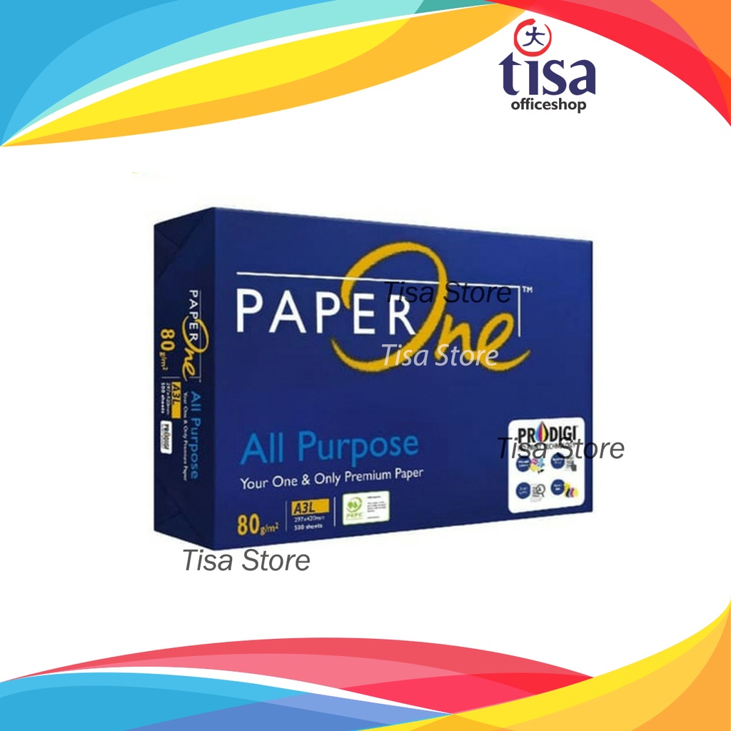 Jual Kertas HVS A3 80 GR PAPER ONE | Shopee Indonesia
