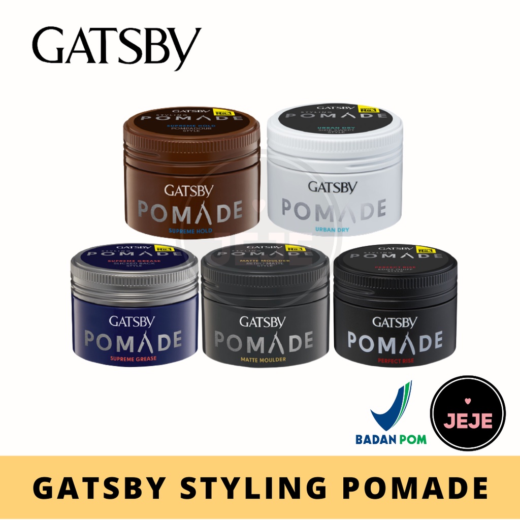 Jual GATSBY Styling Pomade 30g 75g | Wax Rambut Pria | Shopee Indonesia