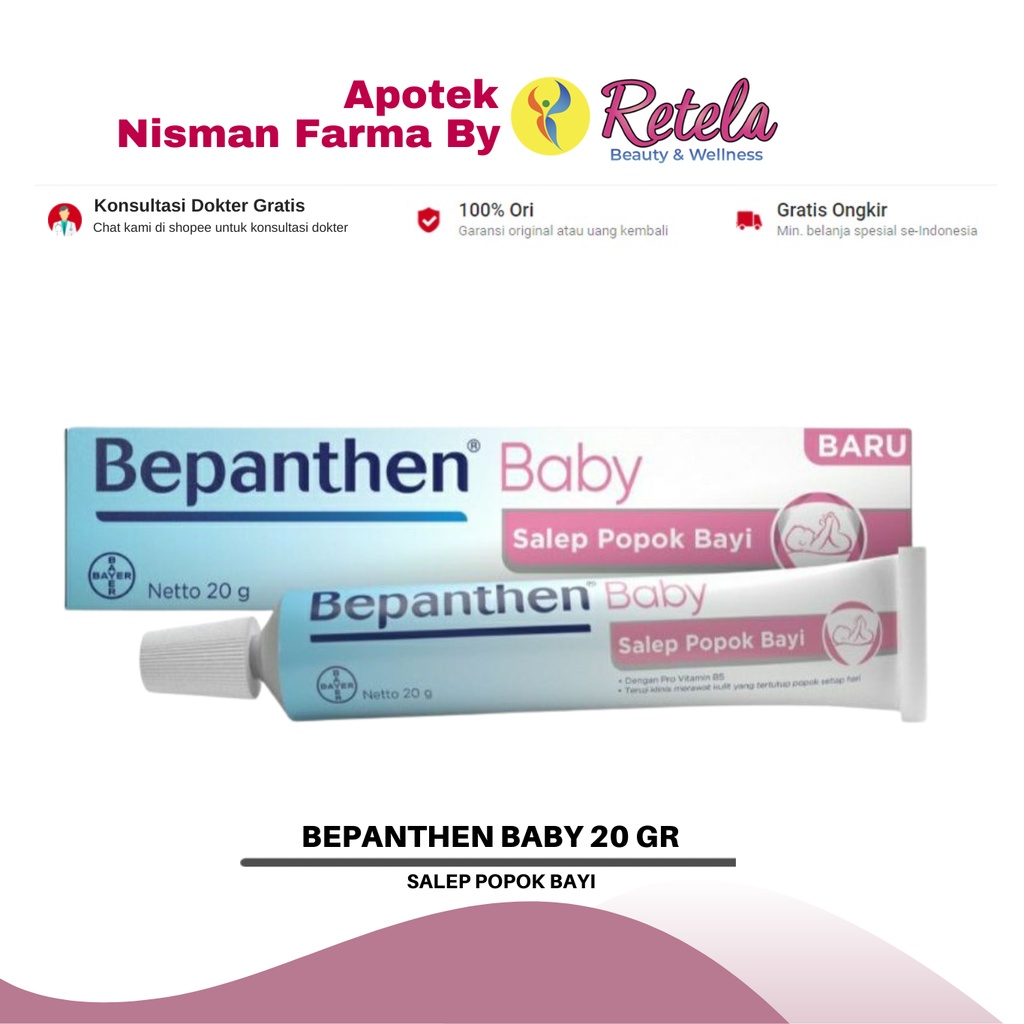 Jual BEPANTHEN BABY OINTMENT 1 TUBE 20GR | Shopee Indonesia