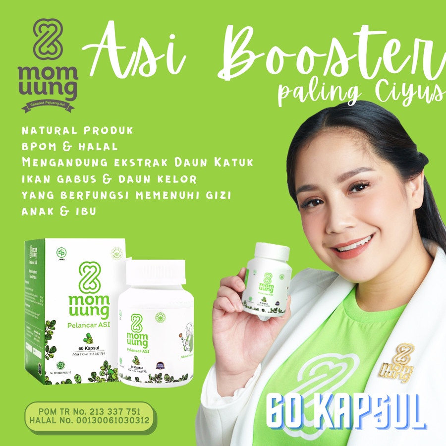 Jual MOMUUNG Mom Uung Pelancar Asi / Asi Booster 60 / 30 Kapsul ...