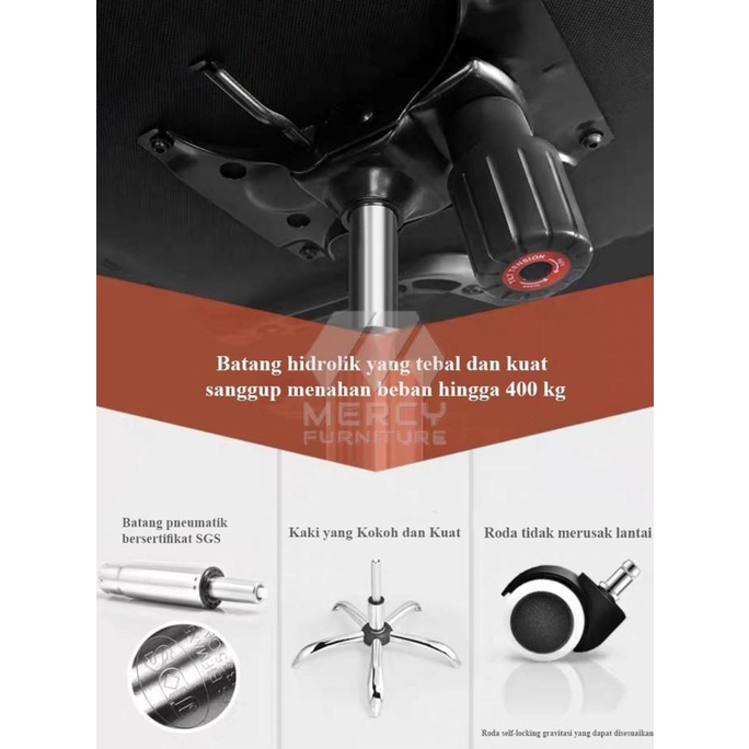 Jual KURSI KERJA KK053 KURSI STAF KURSI KANTOR HIDROLIK KURSI KERJA ...