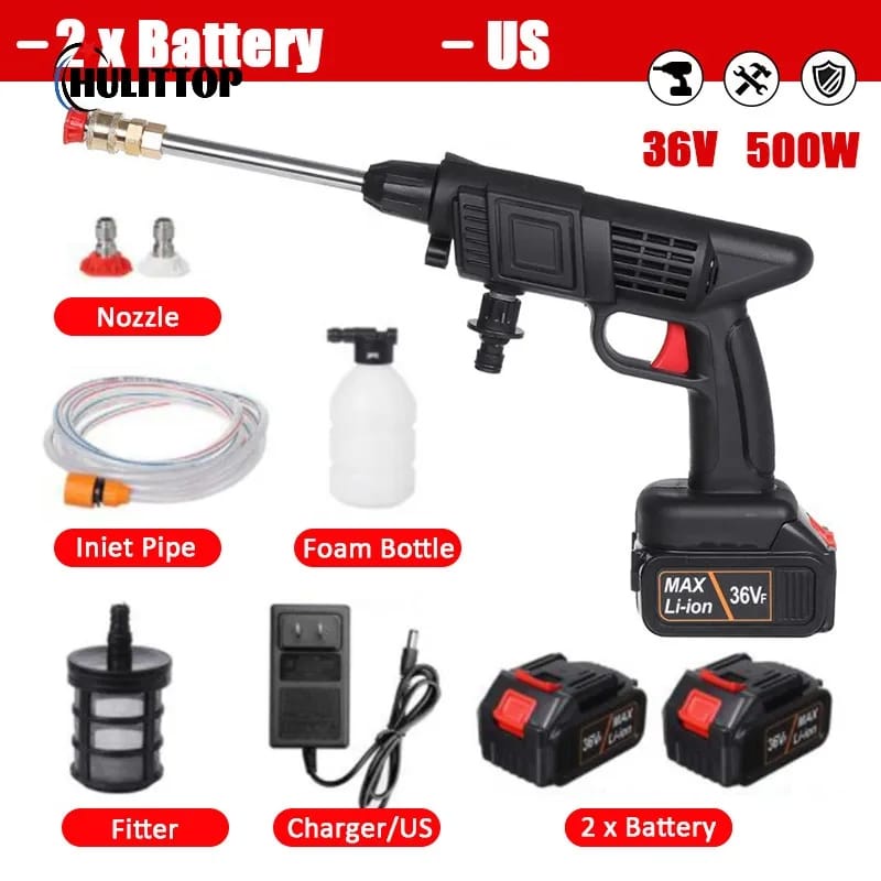 Jual spray water jet gun cordless high pressure penyemprot air max ...