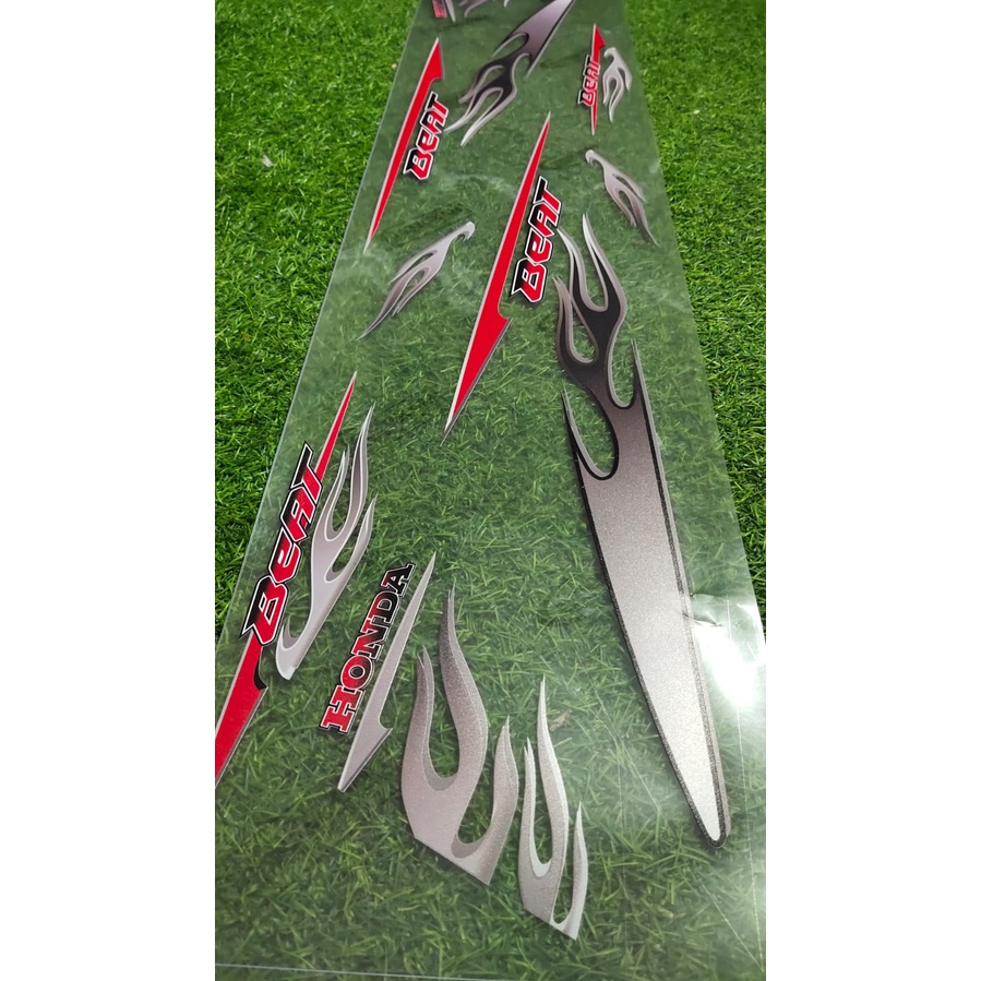 Jual STRIPING BEAT KARBU TRANSPARAN MOTIP API | Shopee Indonesia