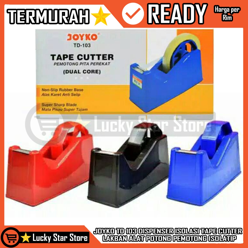 Jual TAPE DISPENSER ISOLASI JOYKO SOLATIP ALAT POTONG TEMPAT LAKBAN ...