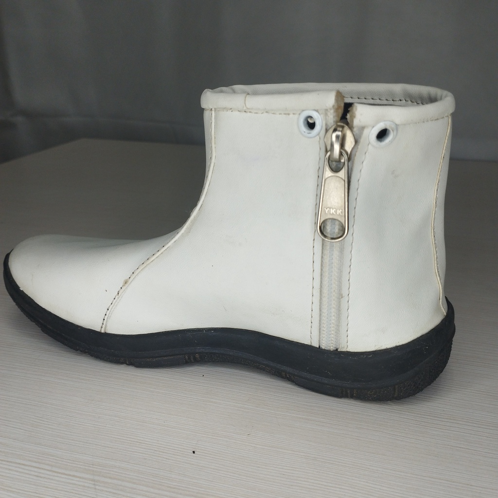 Jual Sepatu Drumband Pasukan Marching Boot Putih Anak TK SD SMP SMA ...