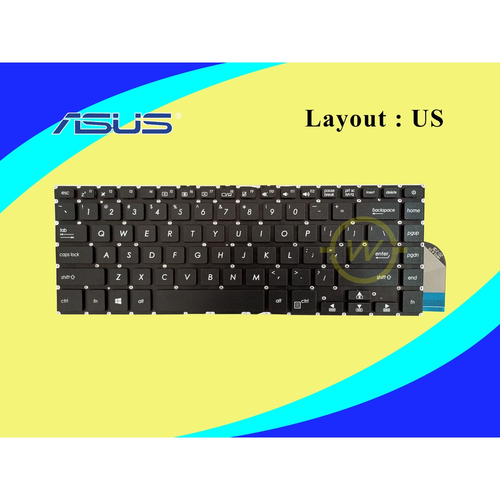 Jual Keyboard Asus X505 X505B X505Z X505BA X505ZA Series Hitam | Shopee ...
