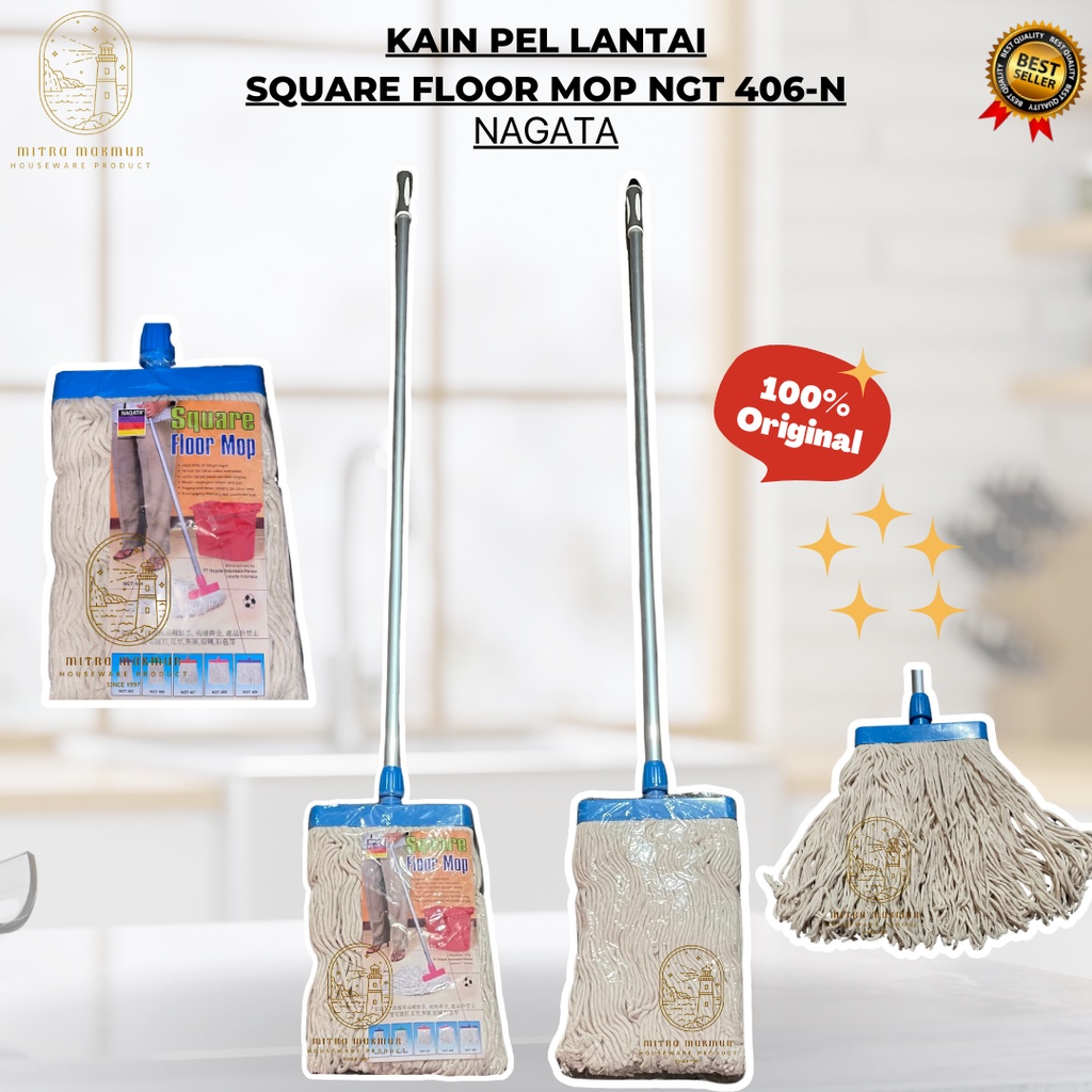 Jual SALE!! KAIN PEL LANTAI / SQUARE FLOOR MOP NAGATA 406-N / PEL ...