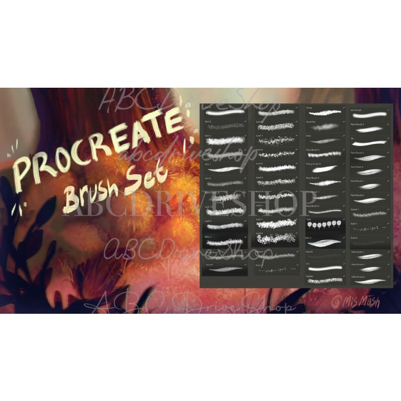 Jual Procreate Brush - Plant Box Plant, Leaf & Dirt Brushes for ...
