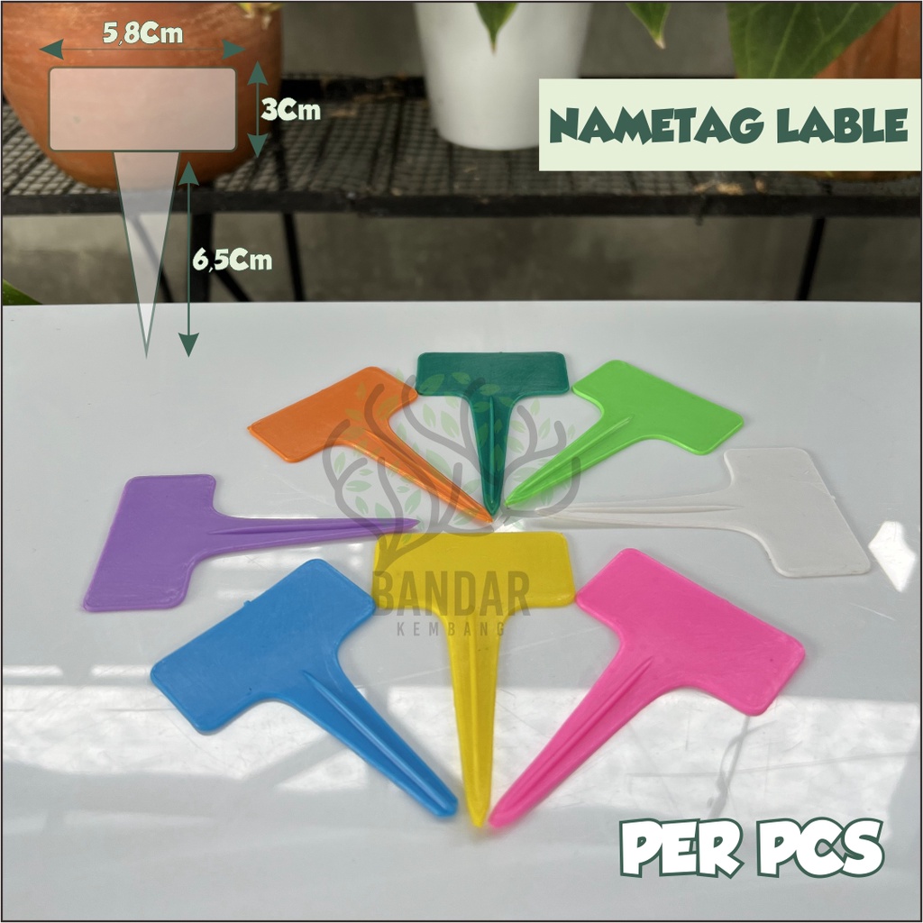 Jual Name Tag lable penanda bibit bunga tanaman hias anggrek tinggal ...