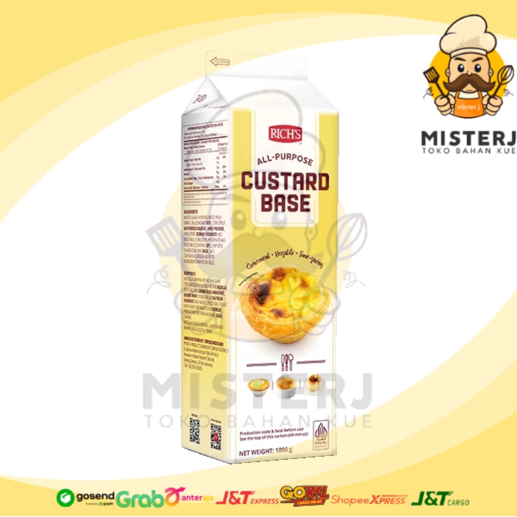Jual Rich's | All Purpose Custard Base | 1 Liter | Egg Tart Praktis ...