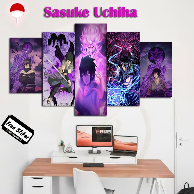 Jual WALL DECOR POSTER DINDING UCHIHA SASUKE TERBARU/ FREE STIKER ...