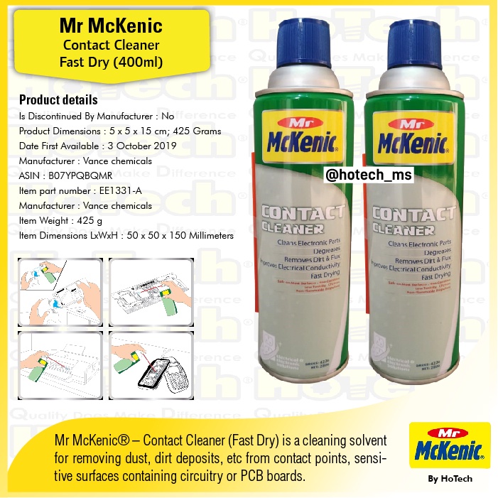Jual Mr McKenic | Contact Cleaner 400 ml | EE1331-A | Shopee Indonesia