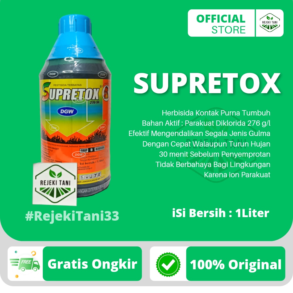 Jual Herbisida SUPRETOX 276SL 1L Pembasmi Rumput Liar Gulma SUPERTOX ...