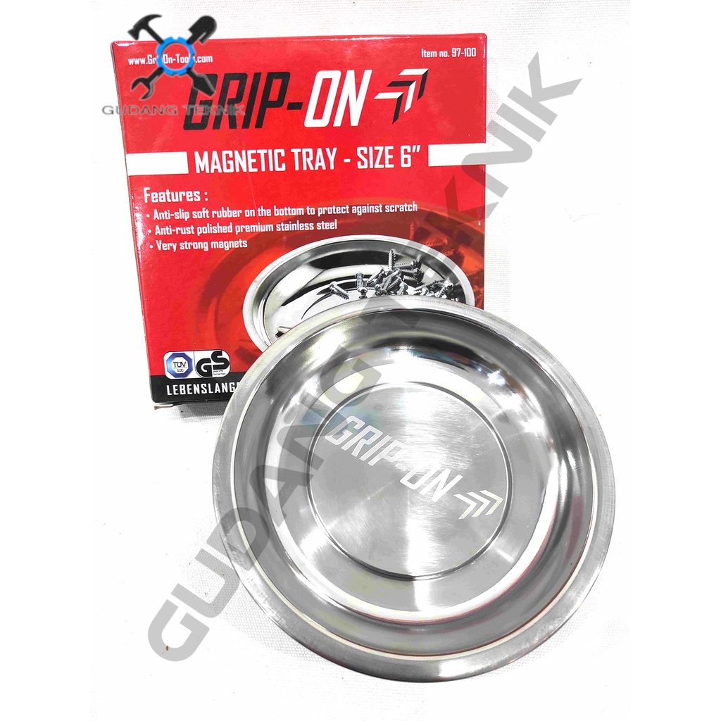 Jual Mangkok Magnet 6" Tempat Baut Sekrup GRIP ON 97-100 / Wadah Nampan ...