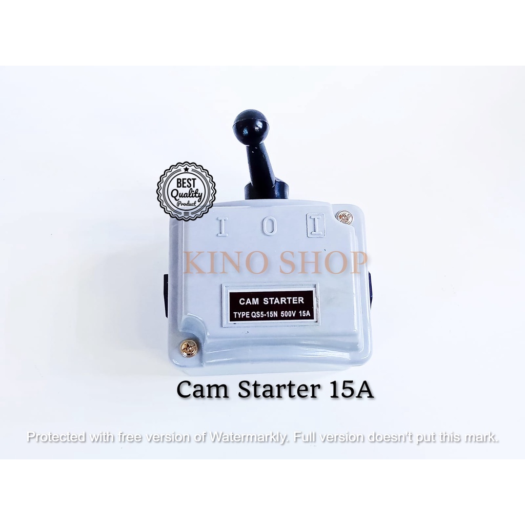 Jual Cam Starter Handle Starter Ohm Starter 15A 3Phase (I-0-II ...