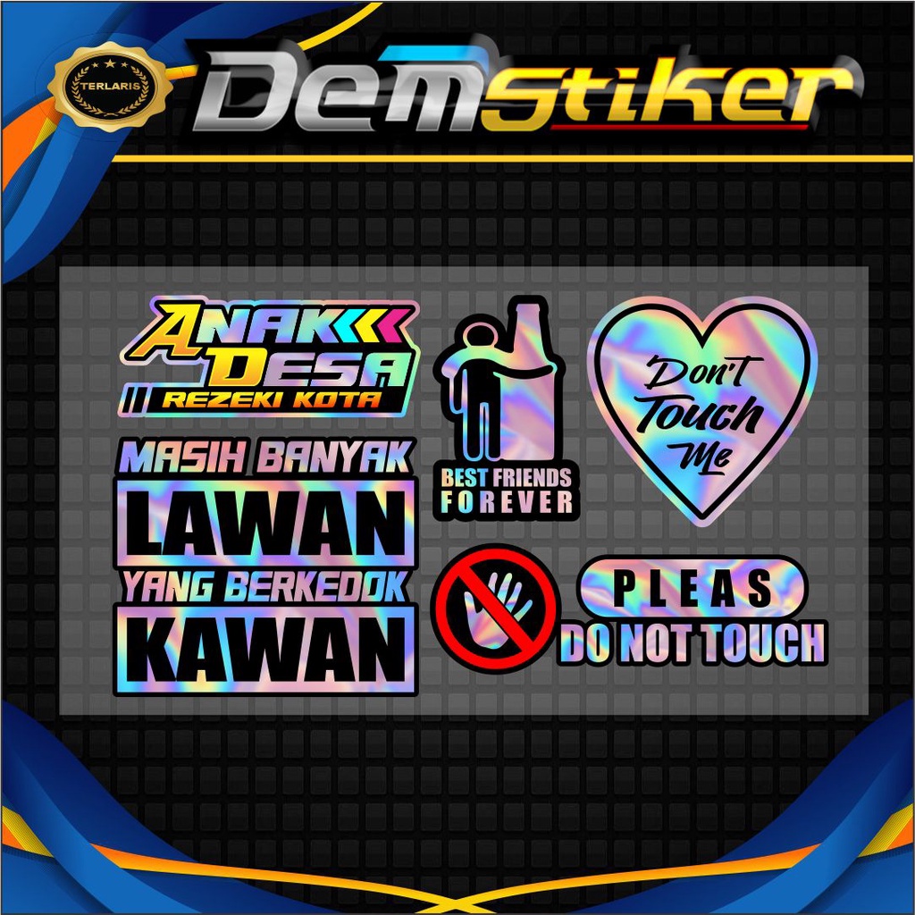 Jual STIKER PACK HOLOGRAM ANAK DESA DAN LAIN LAIN | Shopee Indonesia