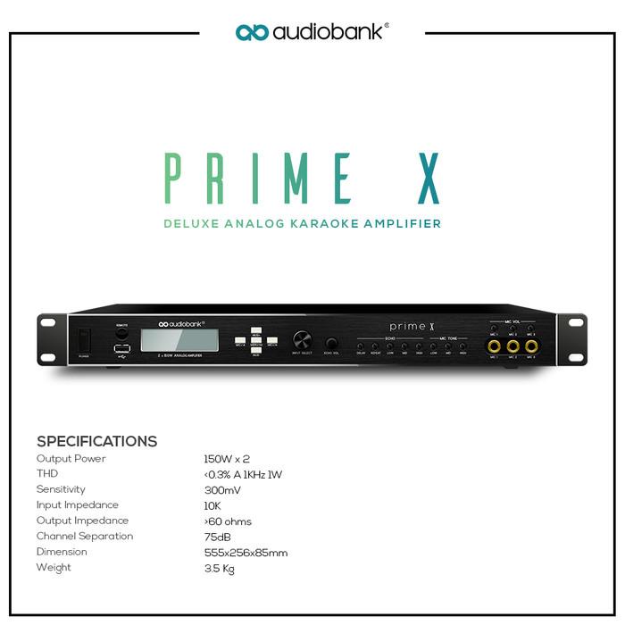 Jual Audiobank Amplifier Prime X (NEW) | Shopee Indonesia