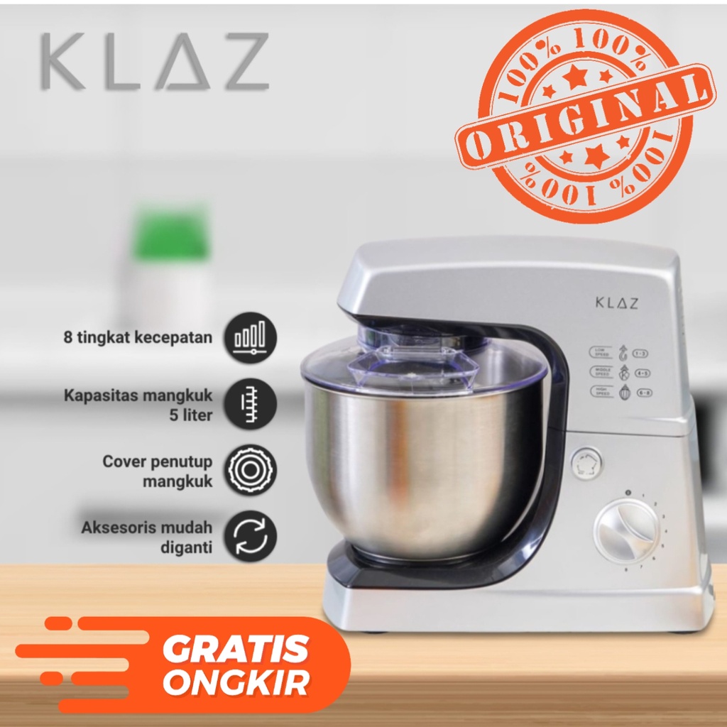 Jual Klaz 5 Ltr Stand Mixer 800 Watt | Shopee Indonesia