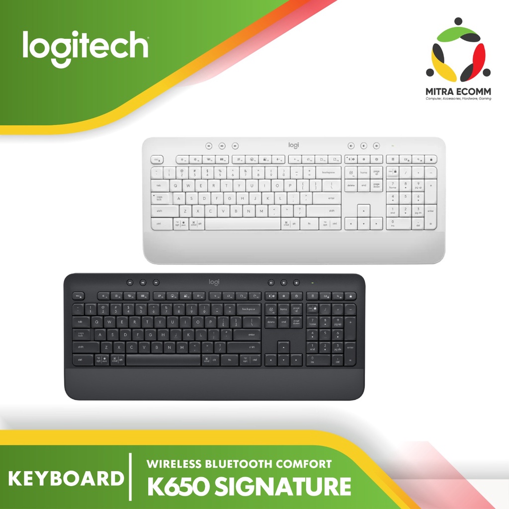 Jual Logitech Signature Keyboard K650 Comfort Bluetooth Wireless ...