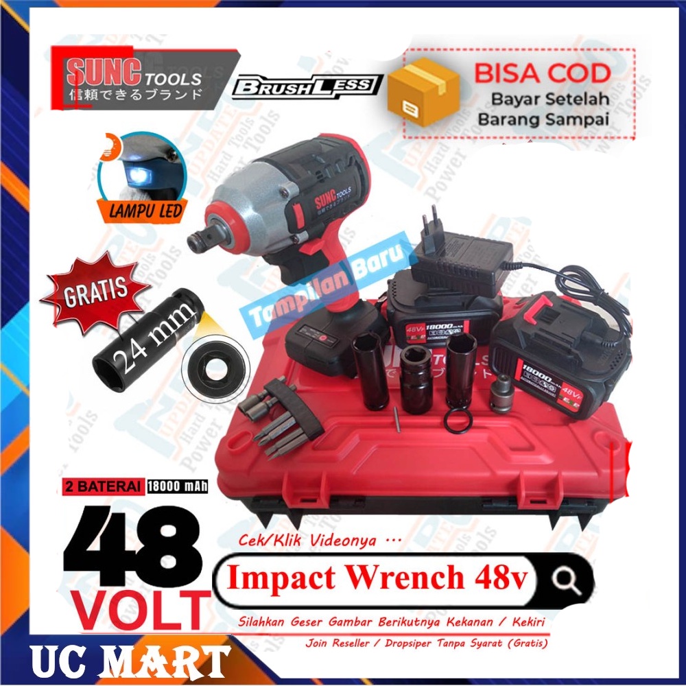 Jual Mesin Bor Inpec Impek Sunc Wrench Mata Kunci Shock Impact 24mm ...