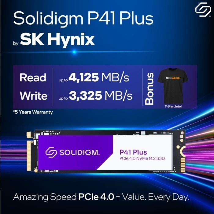 Jual SOLIDIGM P41 PLUS / P41+ BY SK HYNIX 2TB NVME Gen4x4 SSD | Shopee ...