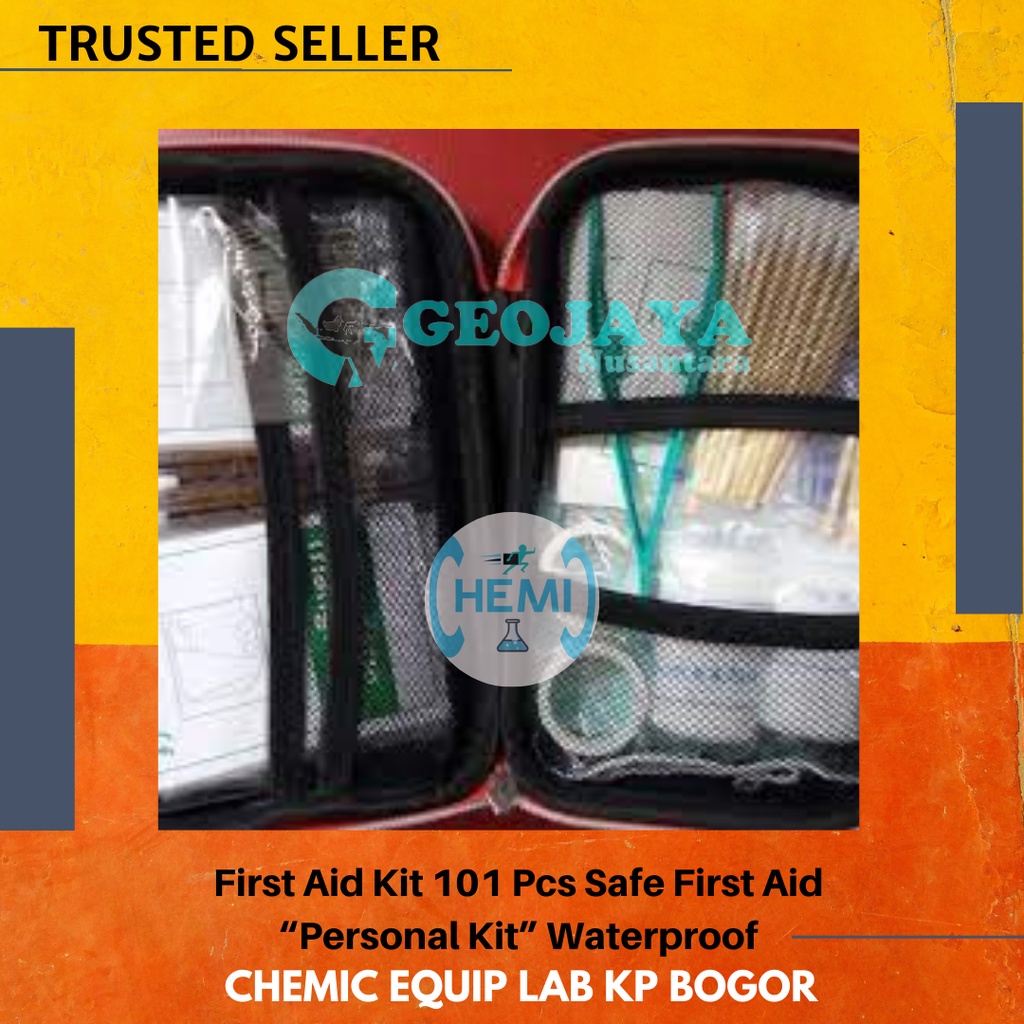 Jual First Aid Kit 101 Pcs Safe First Aid “Personal Kit” Waterproof ...