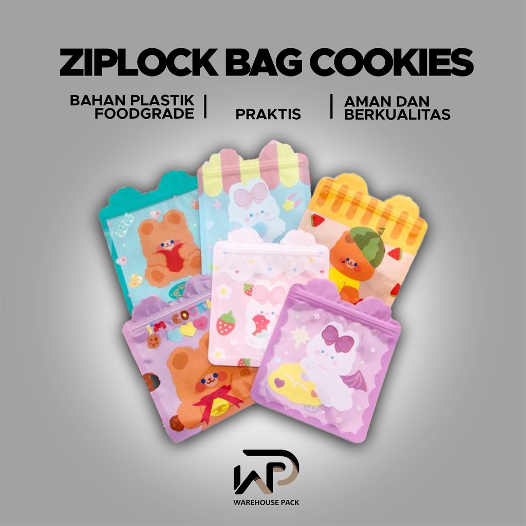 Jual Ziplock Bag Cookies | Ziplock Pouch Kemasan Snack | Plastik Klip ...
