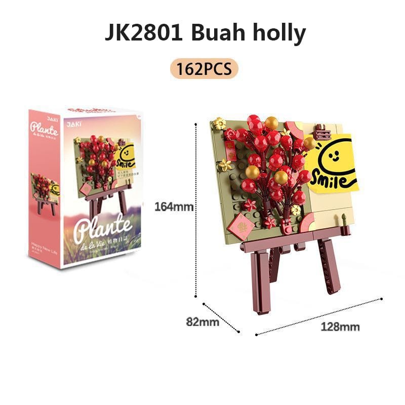 Jual [COD] Mainan Anak Balok Susun Model Flower Bunga Rakitan Buket ...