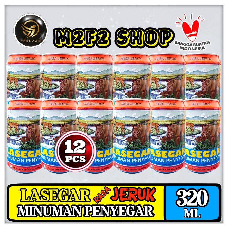 Jual LASEGAR Minuman Larutan Penyegar Rasa Jeruk Orange Kaleng - 320 ml ...
