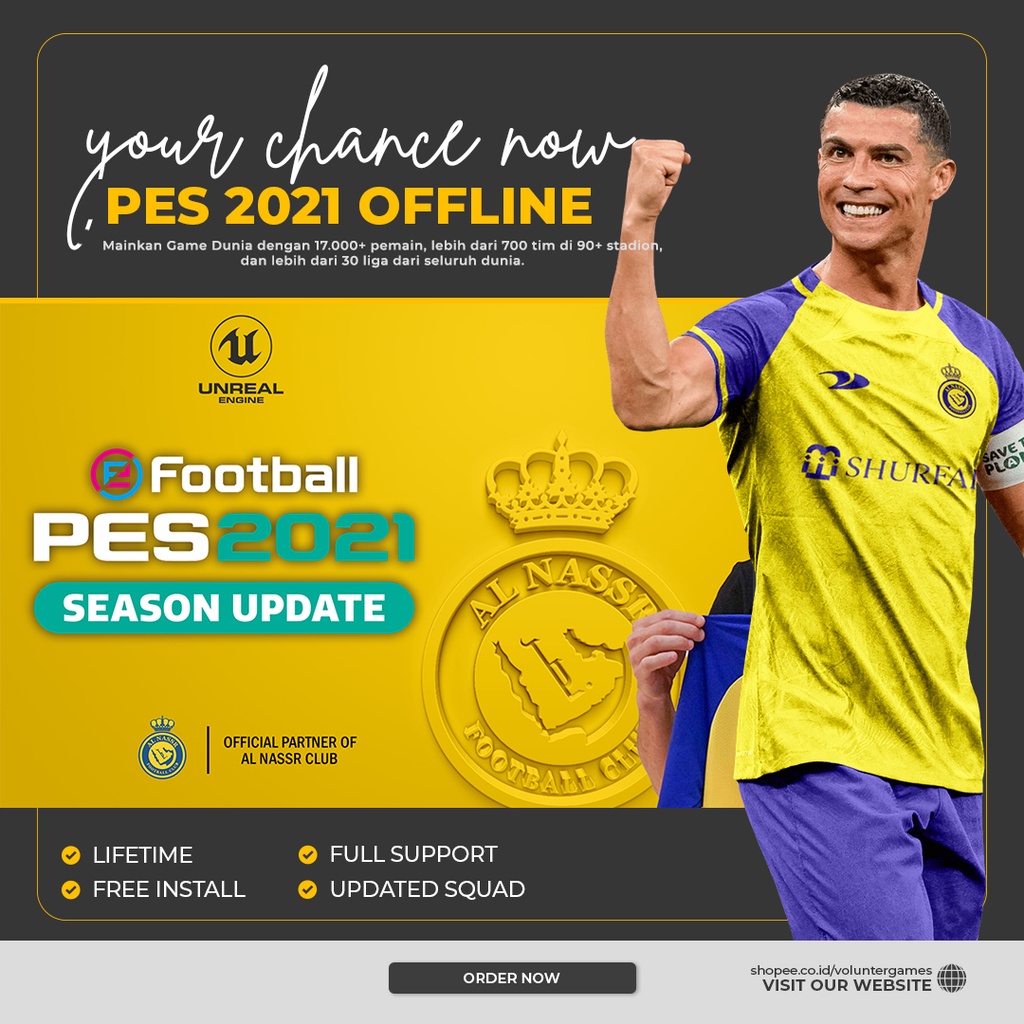 Jual PES 2021 LATEST UPDATE + LIGA BRI PC GAME OFFLINE | Shopee Indonesia
