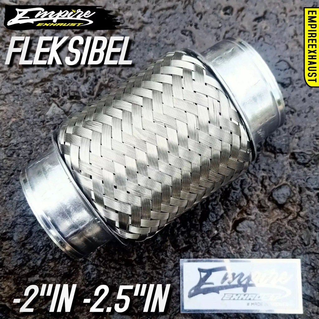 Jual Fleksibel Knalpot Mobil Stainless 2" In 2.5" In Empire Exhaust ...