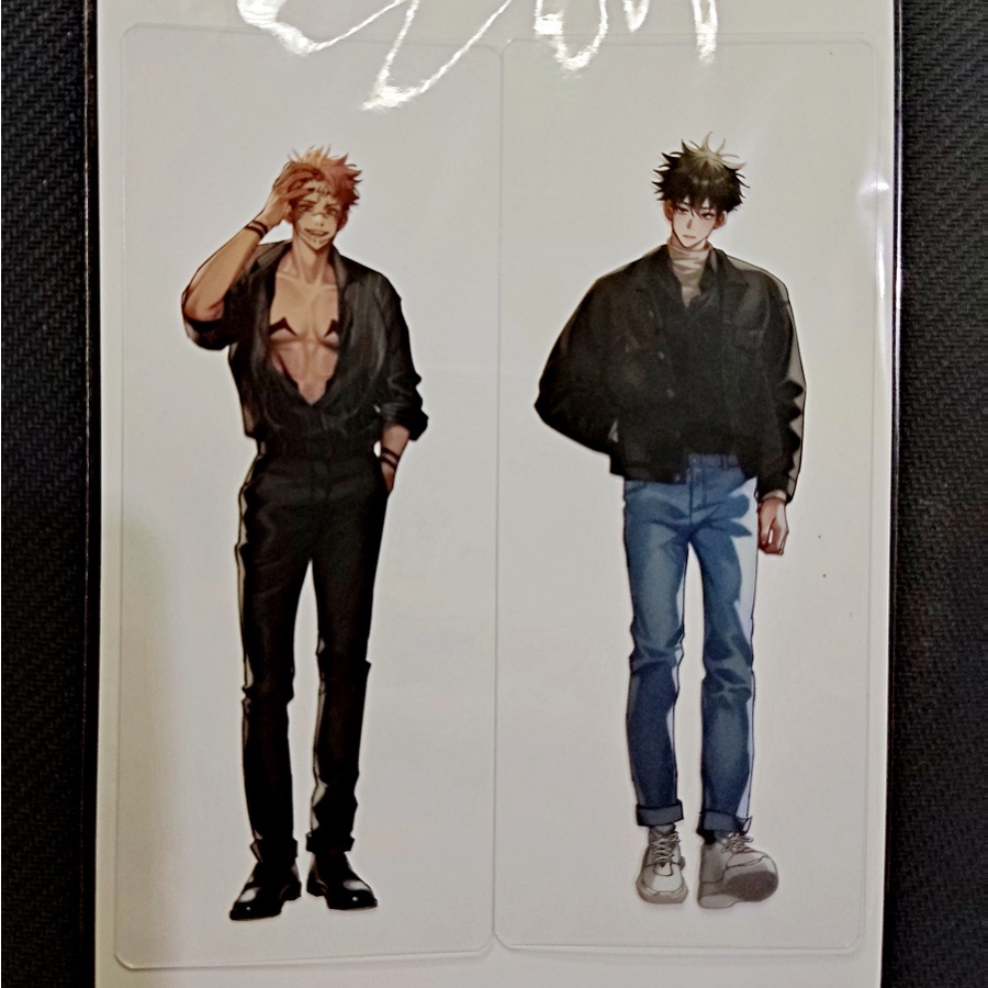 Jual FANMERCH Bookmark Jujutsu Kaisen Fushiguro Megumi Sukuna Gojo ...