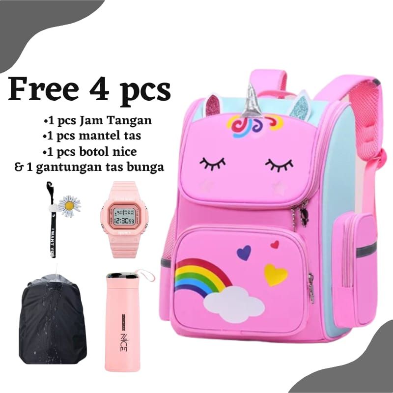 Jual Tas Anak Ransel karakter UNICORN Other Bear Tas Sekolah Tk Sd Paud ...