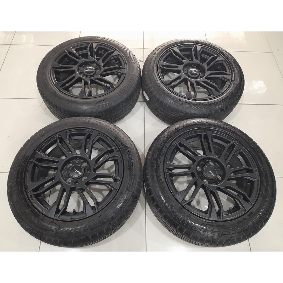 Jual velg mobil ring 16 second pelek Racing Bekas HSR SIRIUS + Ban Accelera PHI 205/55 R16 ...