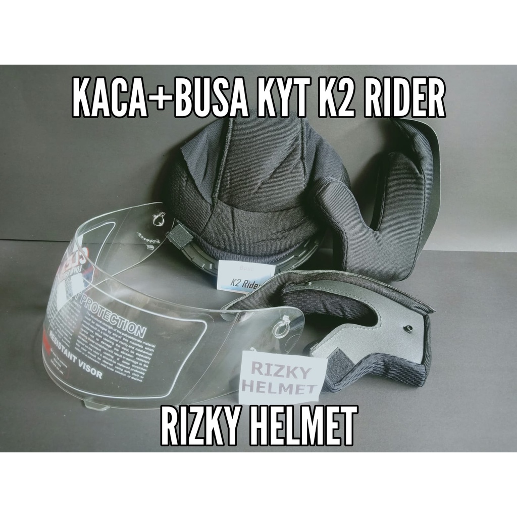 Jual BUSA HELM KYT K2 RIDER, KYT K 2 RIDER + KACA HELM KYT K2 RIDER ...