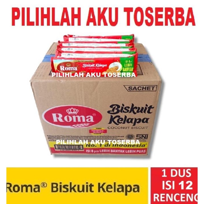 Jual Biskuit Roma Kelapa Renceng - ( HARGA 1 DUS ) | Shopee Indonesia