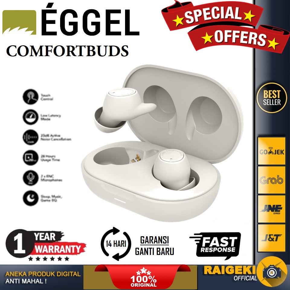 Jual Eggel ComfortBuds Sleep + / Sleep S TWS Bluetooth Earphone with ...