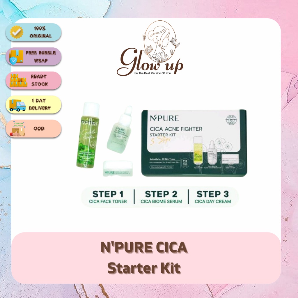 Jual 【TRAVEL SIZE】 N'PURE CICA Starter Kit (Cica Series) | NPURE Cica ...