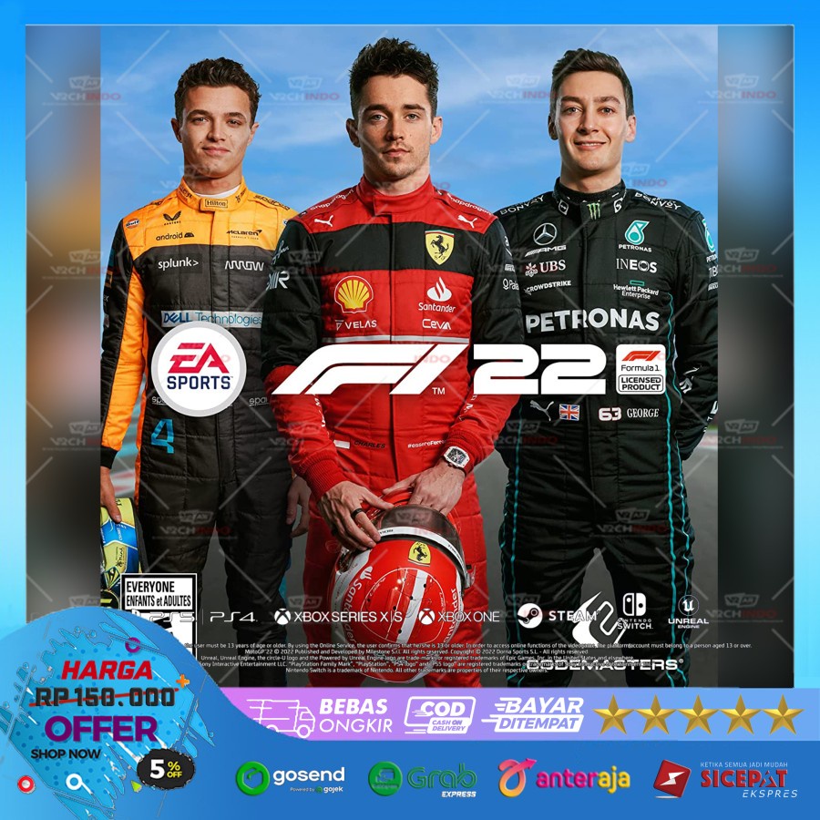 Jual Game F1 - 22 Formula One 2022 Champions Edition | Games for ...