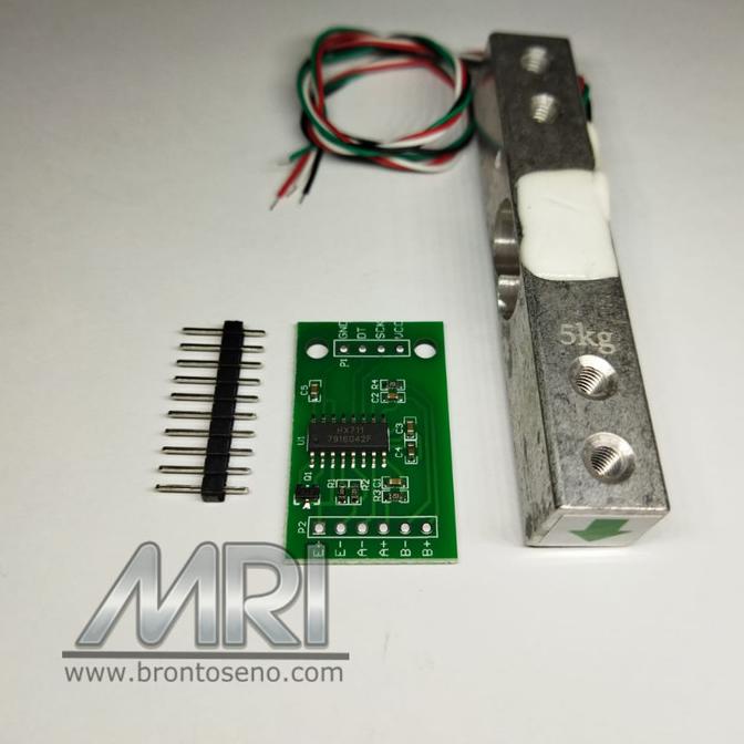Jual Load Cell 5kg Sensor Berat Tekanan Timbangan Hx 711 Loadcell