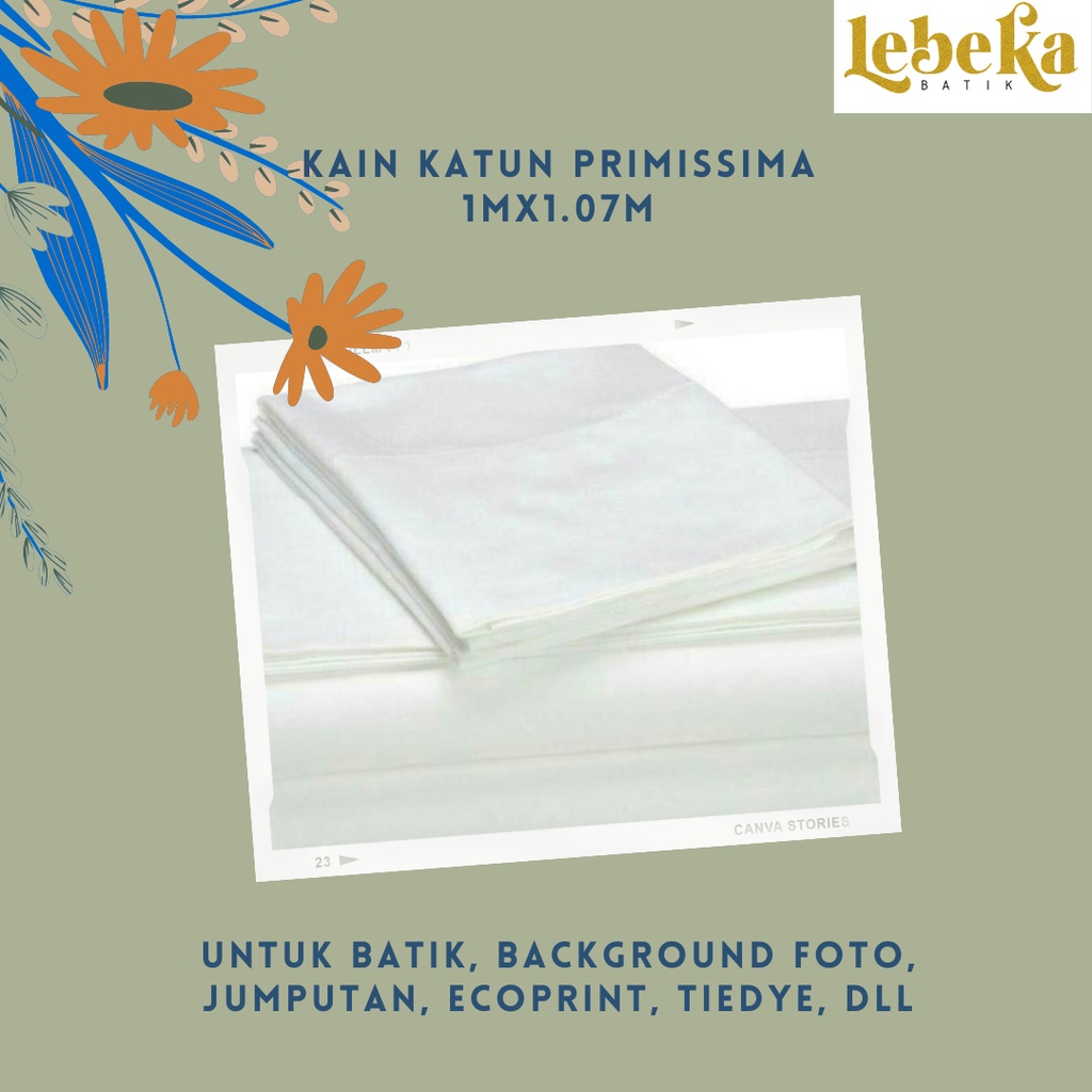 Jual Kain Primissima Primisima 1meterx1,50meter Shibori tie die tye dye ...