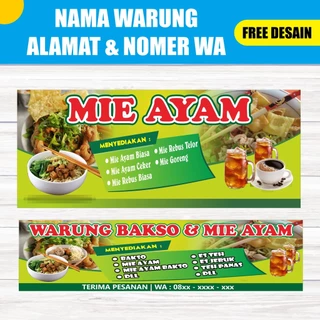 Jual Spanduk Mie Ayam Terlengkap & Harga Terbaru Juni 2025 | Shopee ...