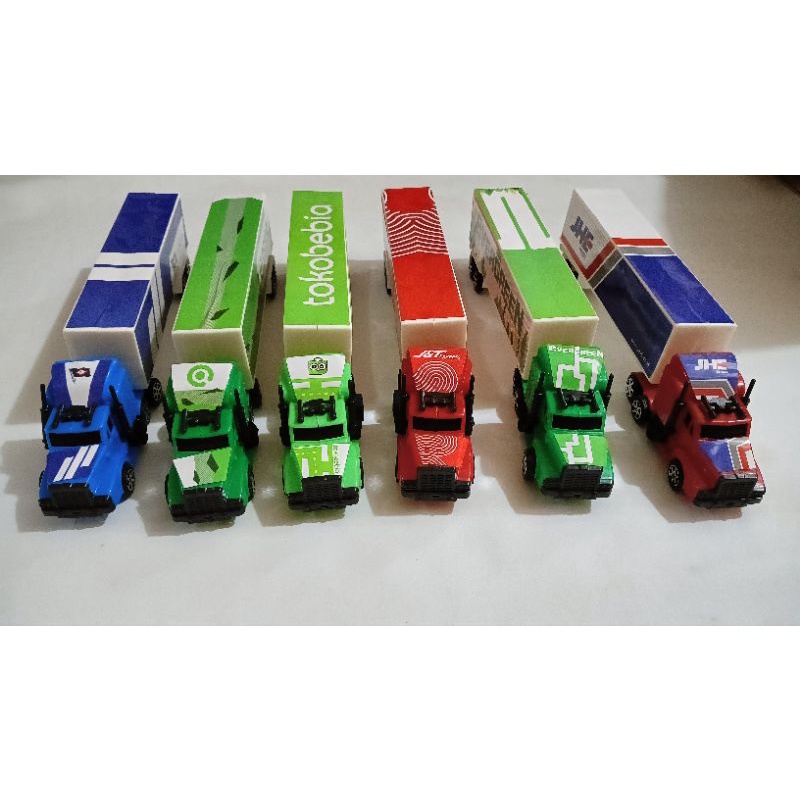 Jual Mainan Anak Mobil Truck Container pengangkut barang, Mobil truck ...