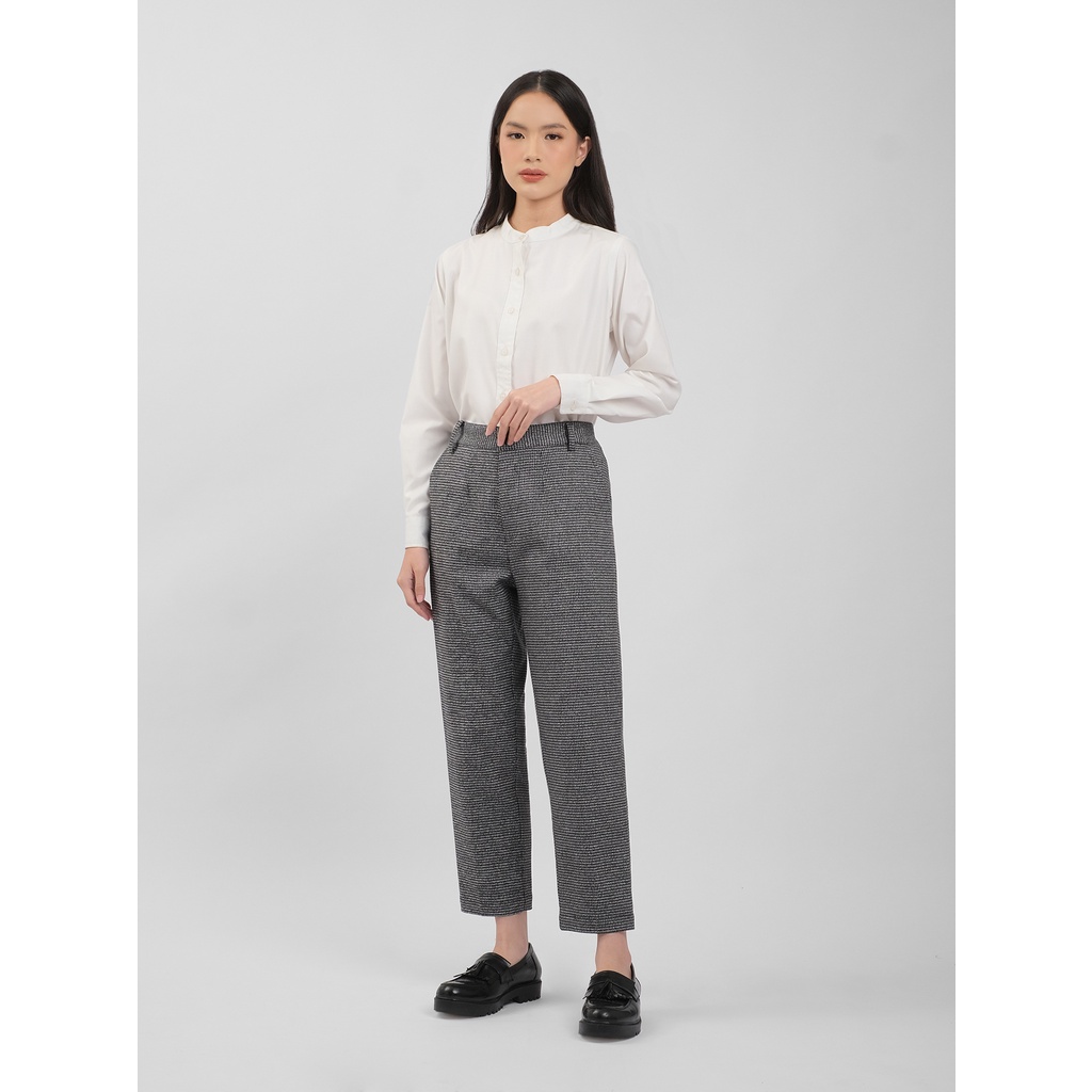 Jual THENBLANK | Crop Stretch Pants | Quill | Shopee Indonesia