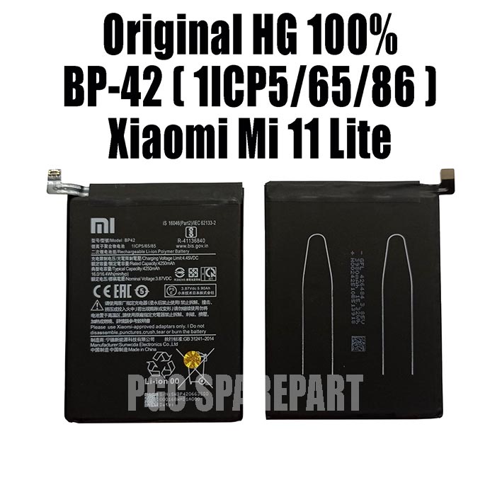Jual Baterai BP42 / BP-42 / Xiaomi Mi 11 Lite / Mi11 Lite / Mi11Lite ...