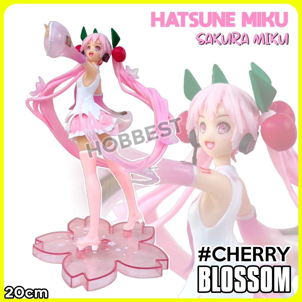 Jual HATSUNE MIKU : SAKURA MIKU - Action Figure Miniatur Pajangan Pink ...