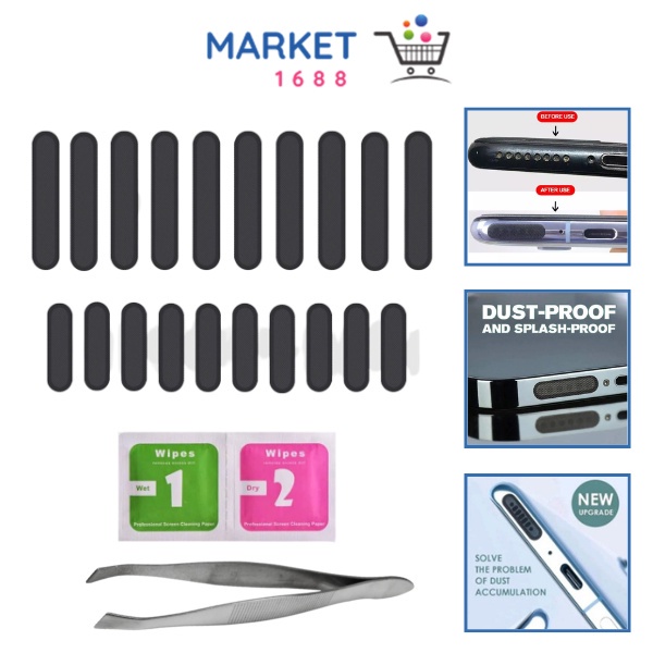 Jual Market1688 STIKER PENUTUP LUBANG SPEAKER ANTI DEBU ISI 10 PCS ...