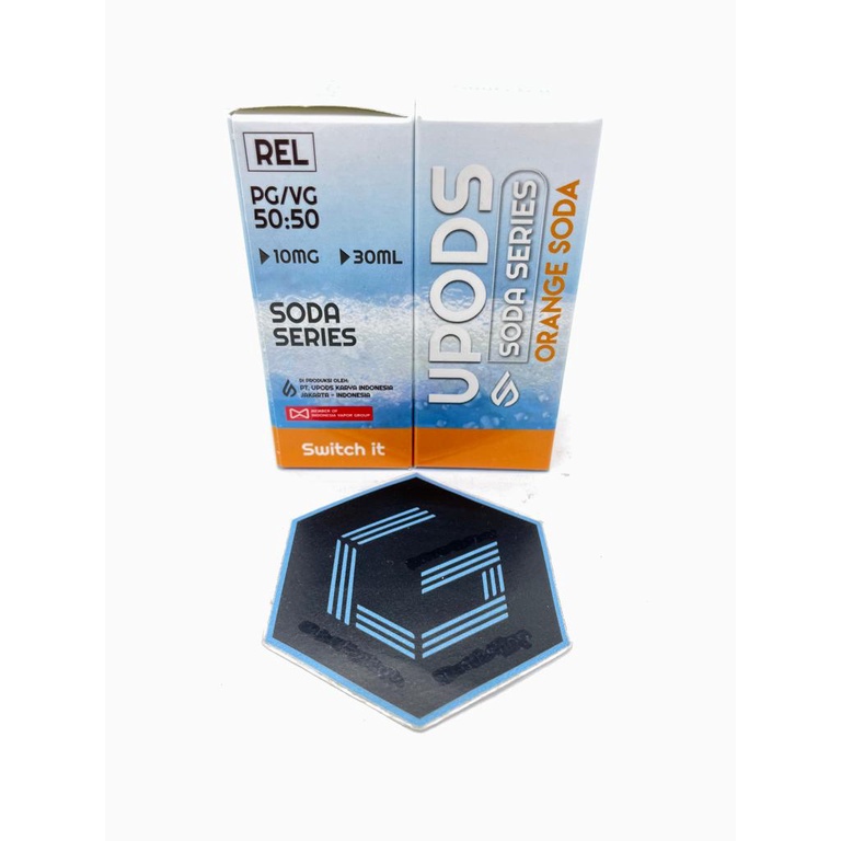 Jual SALT - Upods ORANGE SODA Series Pods Friendly 30ML By Upods liquid ...