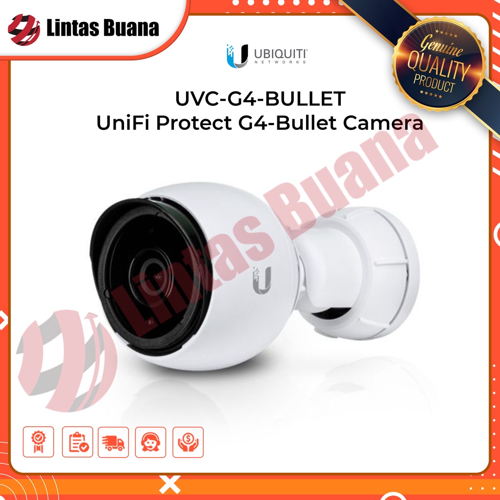Jual Ubiquiti UVC-G4-BULLET UniFi Protect G4-Bullet Camera | Shopee ...