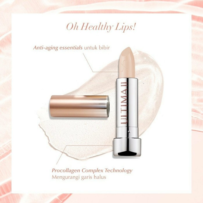 Jual ⭐BISA COD⭐ Ultima II Procollagen Primer Lipstick | Shopee Indonesia